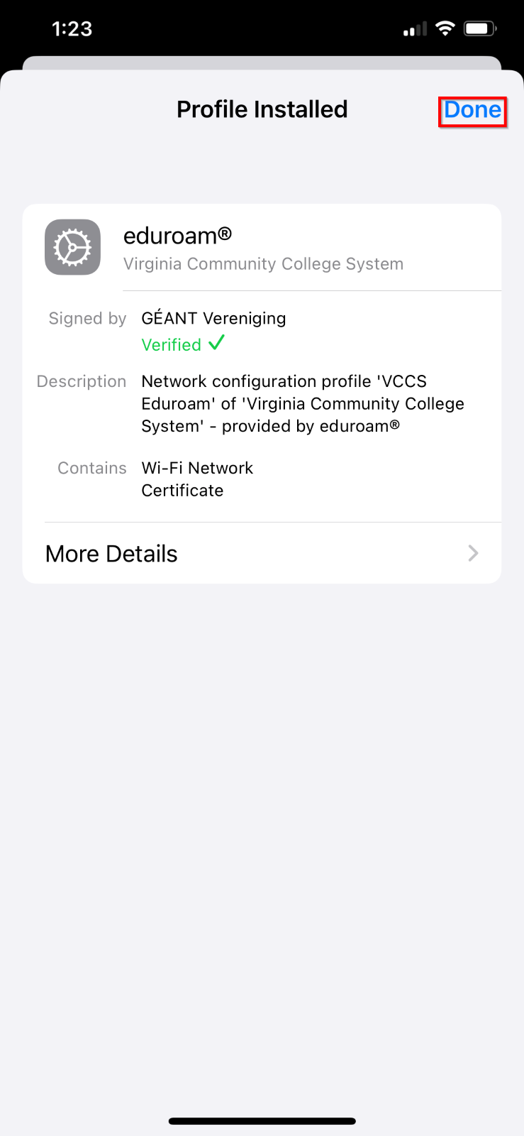 Eduroam Connections How-To | Wytheville Community College