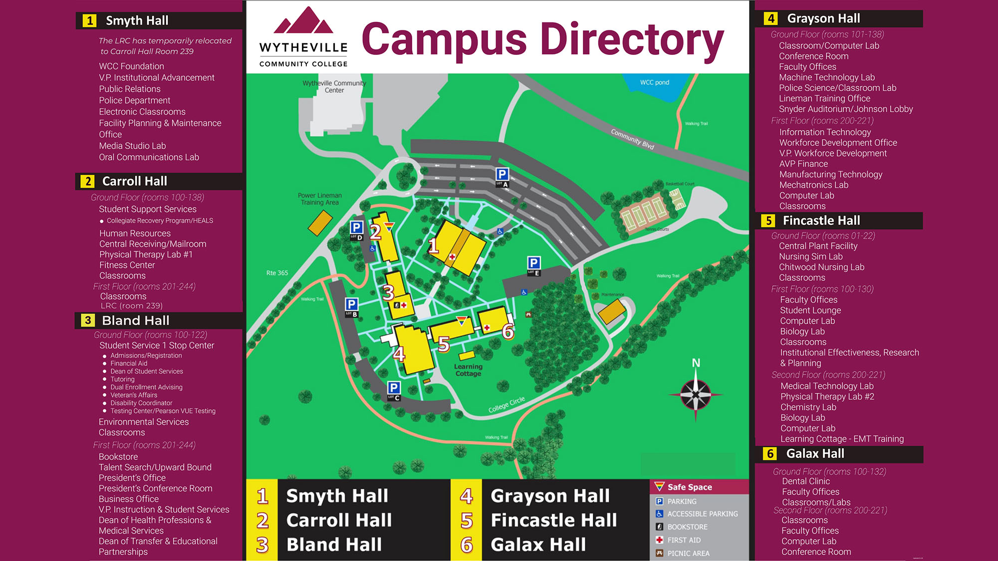 Campus Map | Wytheville Community College
